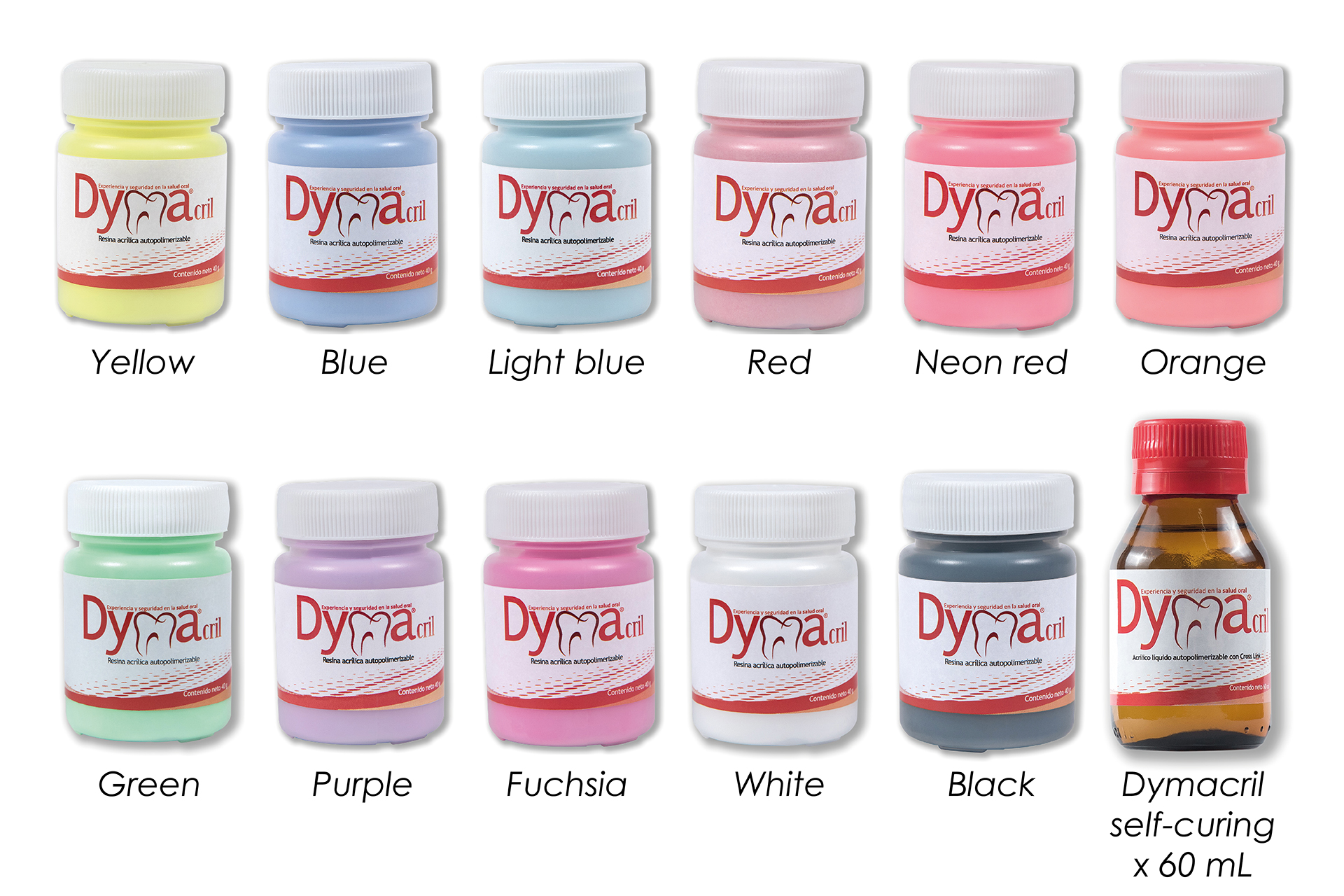 Dymacril® Orthodontic self-curing acrylic resin kit - Dyma